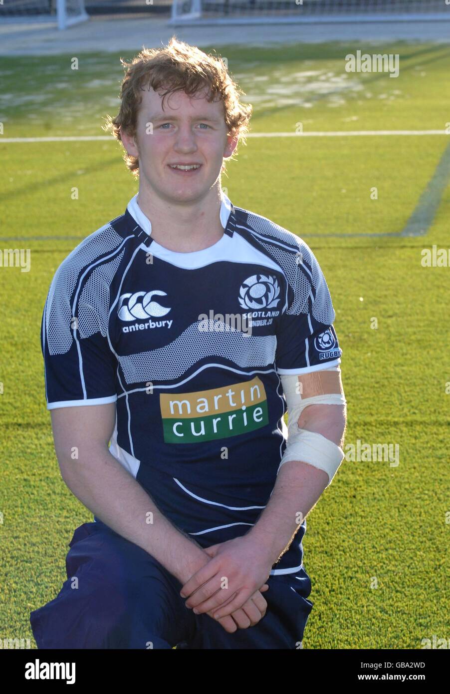 Andy White during a photocall at Ainslie Park, Edinburgh Stock Photo ...