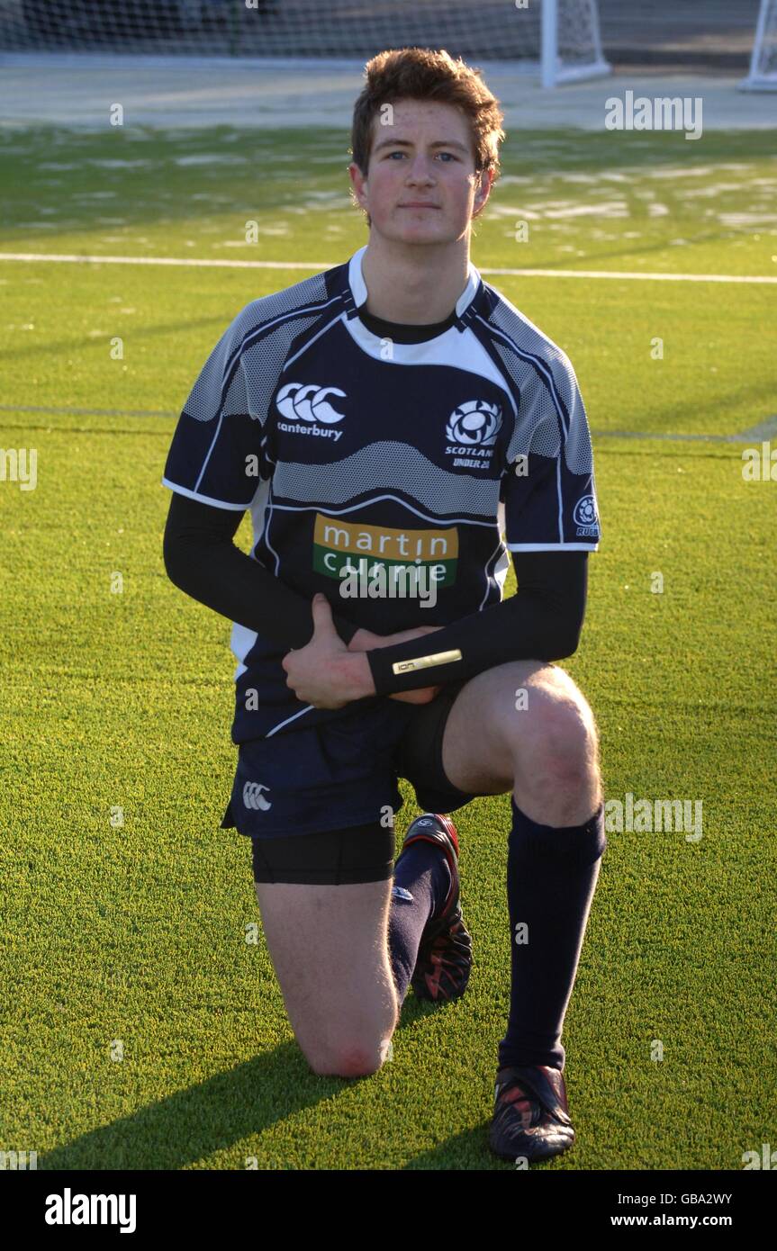 Rugby Union - Scotland Under 20s Headshots - Ainslie Park. Conor Davis ...