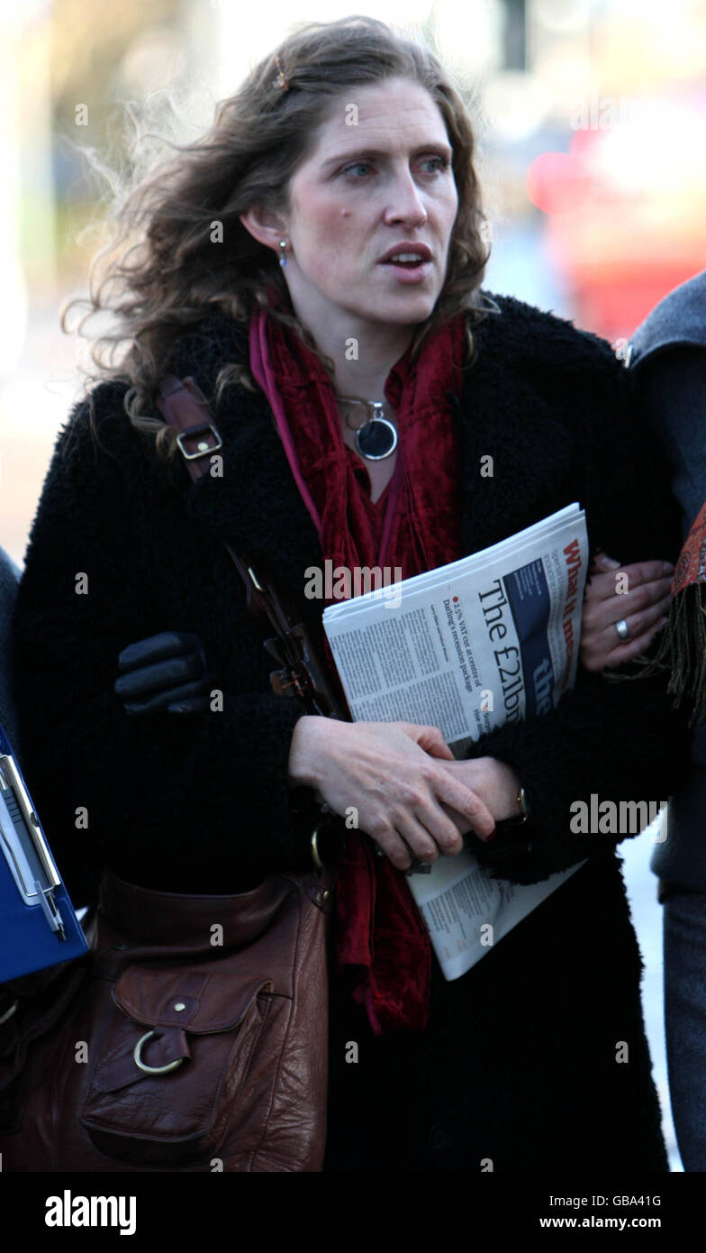 The sister of murdered bbc producer kate peyton hi-res stock ...