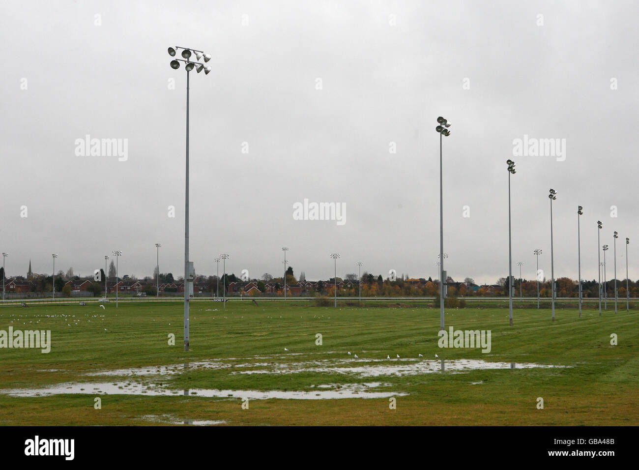 Horse Racing - Wolverhampton Racecourse. General view of the racecourse ...
