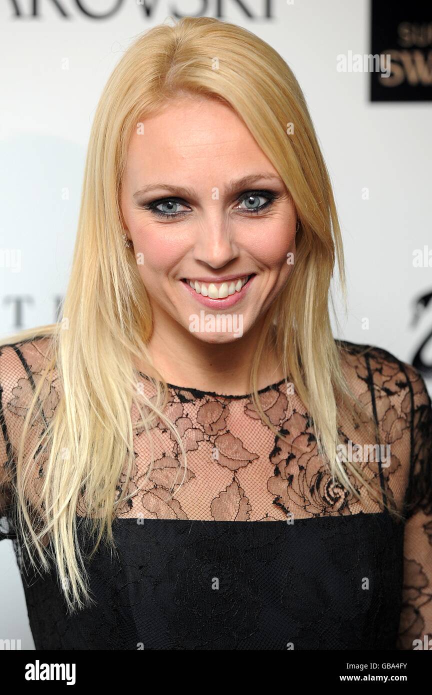 Camilla Dallerup arrives for the 2008 British Fashion Awards at the ...