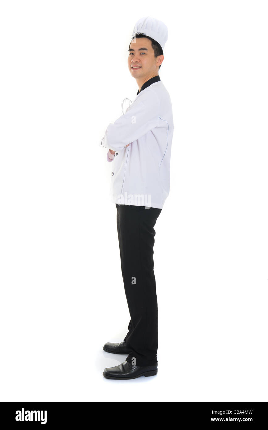 Asian male chef full body hi-res stock photography and images - Alamy