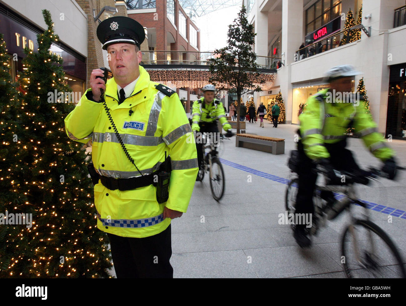 Chief Superintendent George Hamilton, in the Victoria centre in Belfast ...