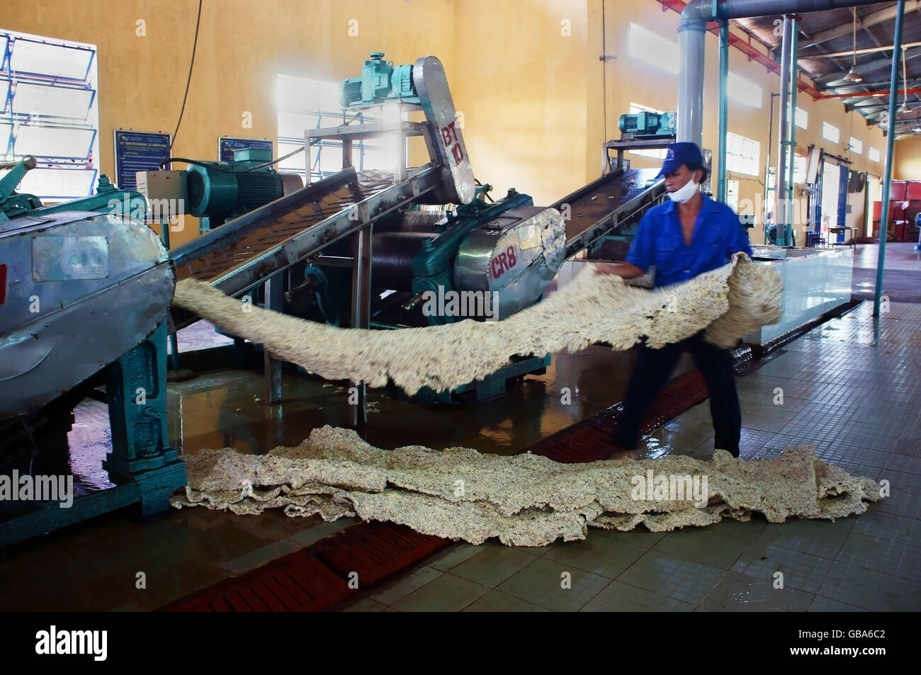 Rubber processing plant hi-res stock photography and images - Alamy