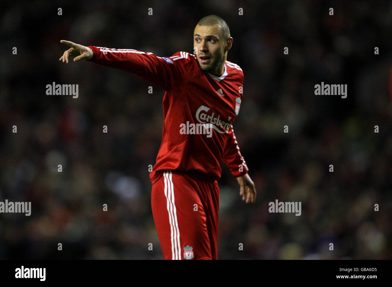 Anfield andrea dossena hi-res stock photography and images - Alamy