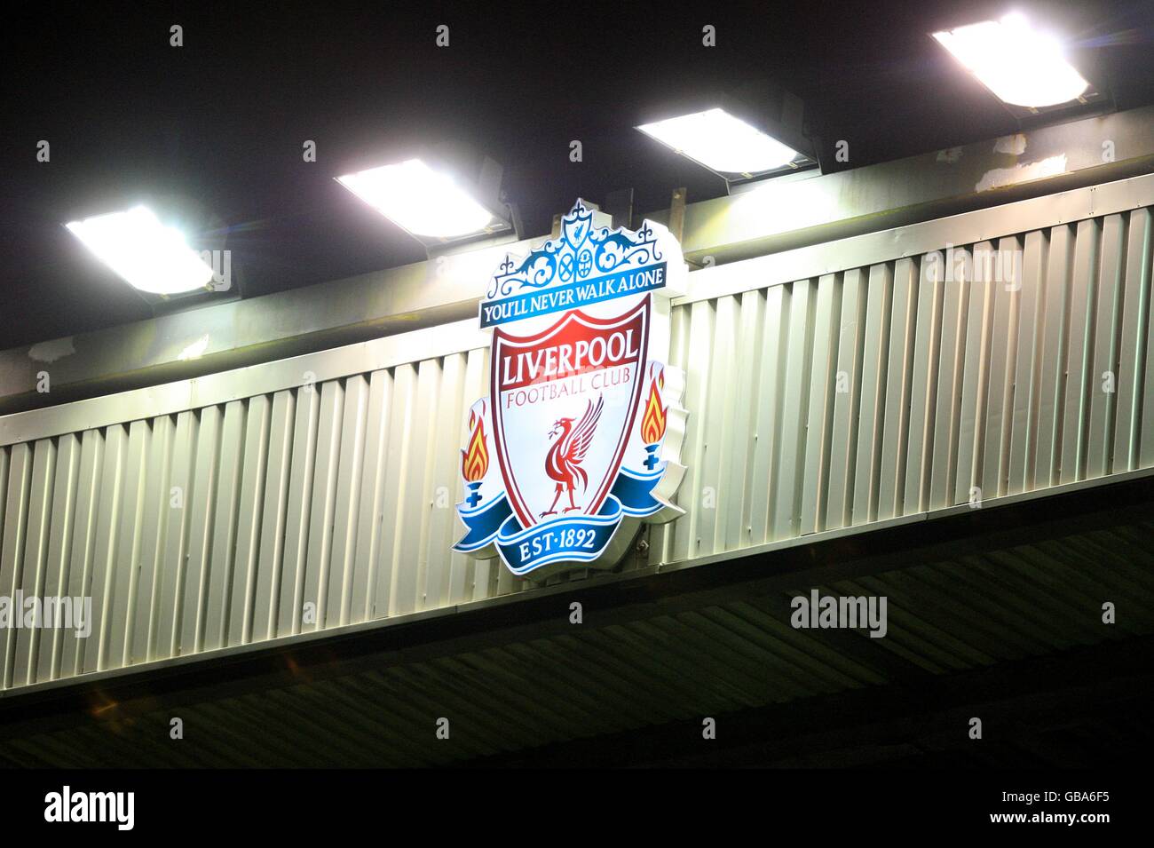 Liverpool football badge hi-res stock photography and images - Alamy