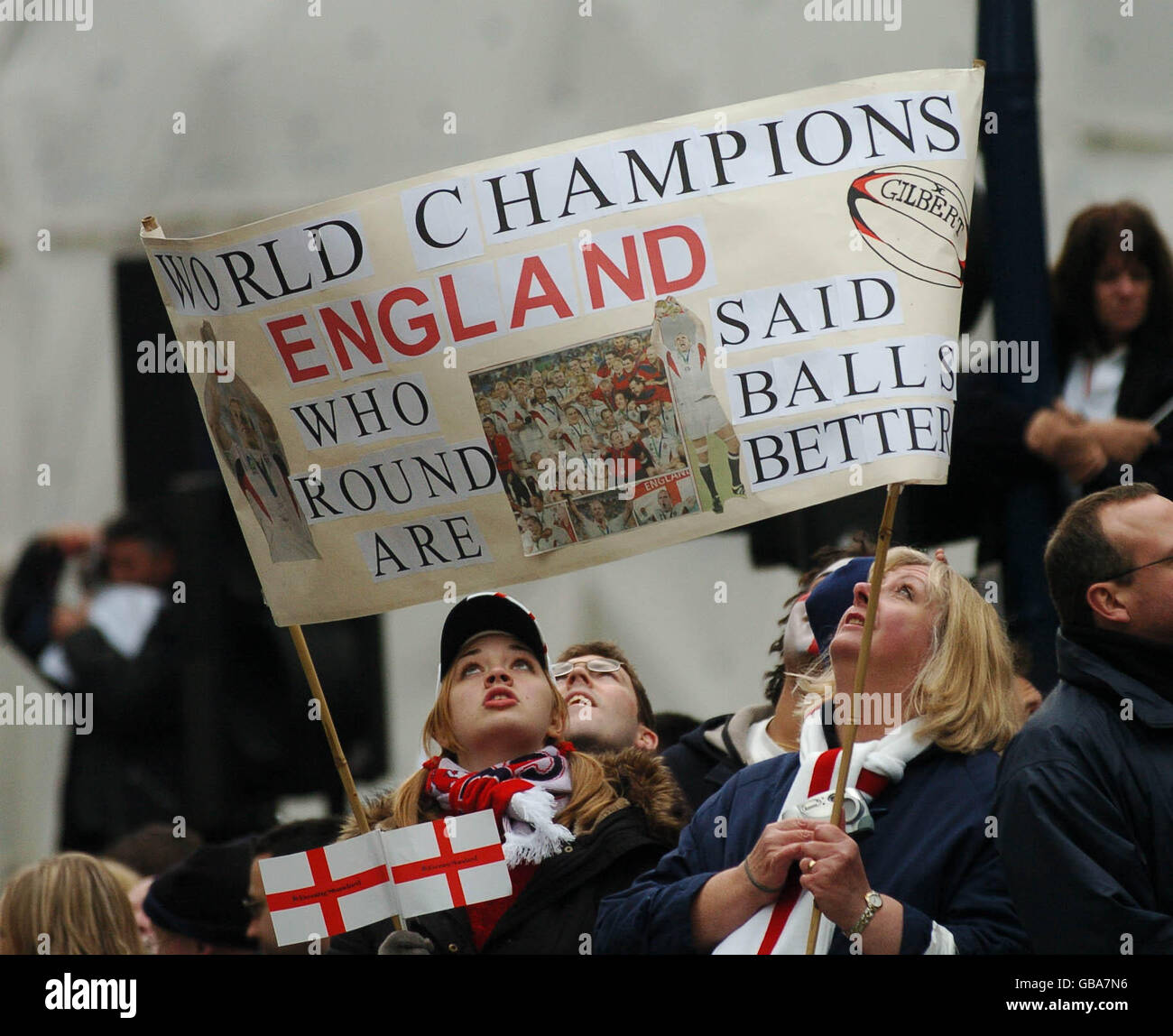 Rugby Union - World Cup 2003 - England Victory Parade Stock Photo - Alamy