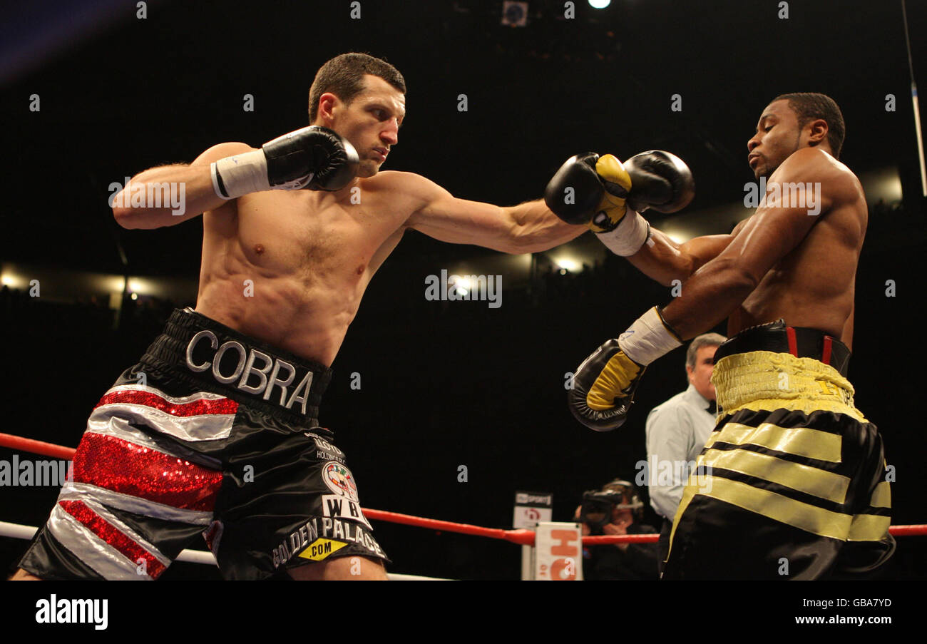 Great Britain's Carl Froch on the attack against opponent Canada's Jean ...