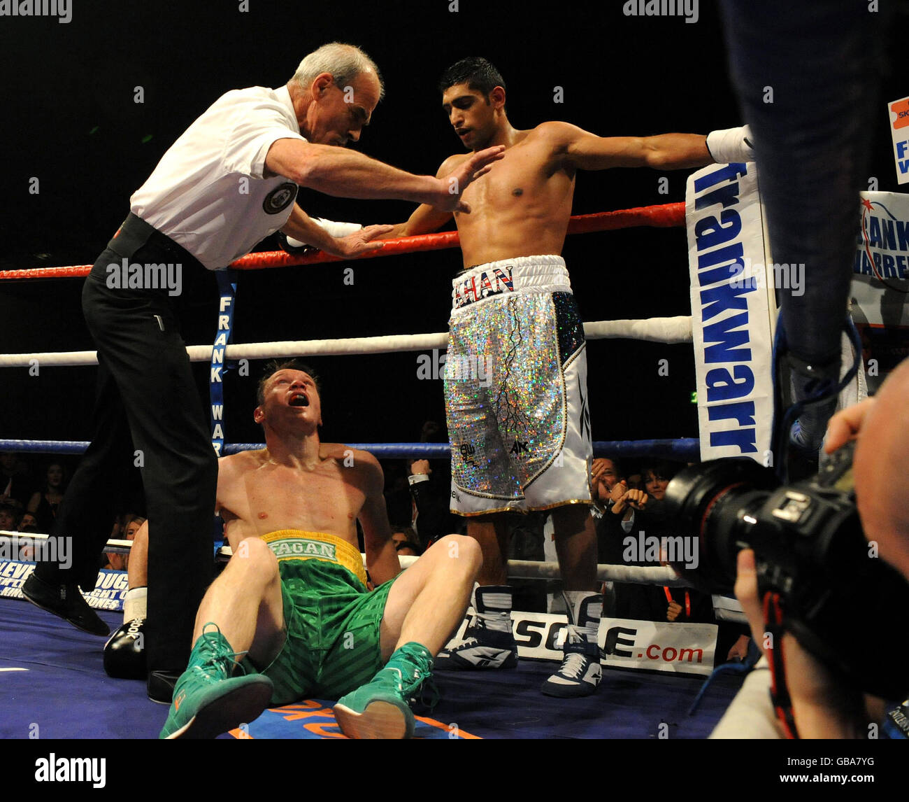 Boxing - Lightweight - Amir Khan v Oisin Fagan - Excel Arena Stock ...