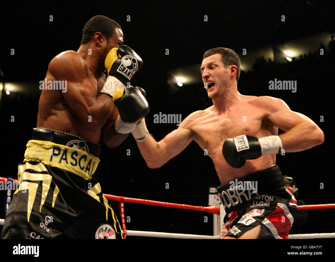 Great Britain's Carl Froch (right) on the offensive against Canada's ...