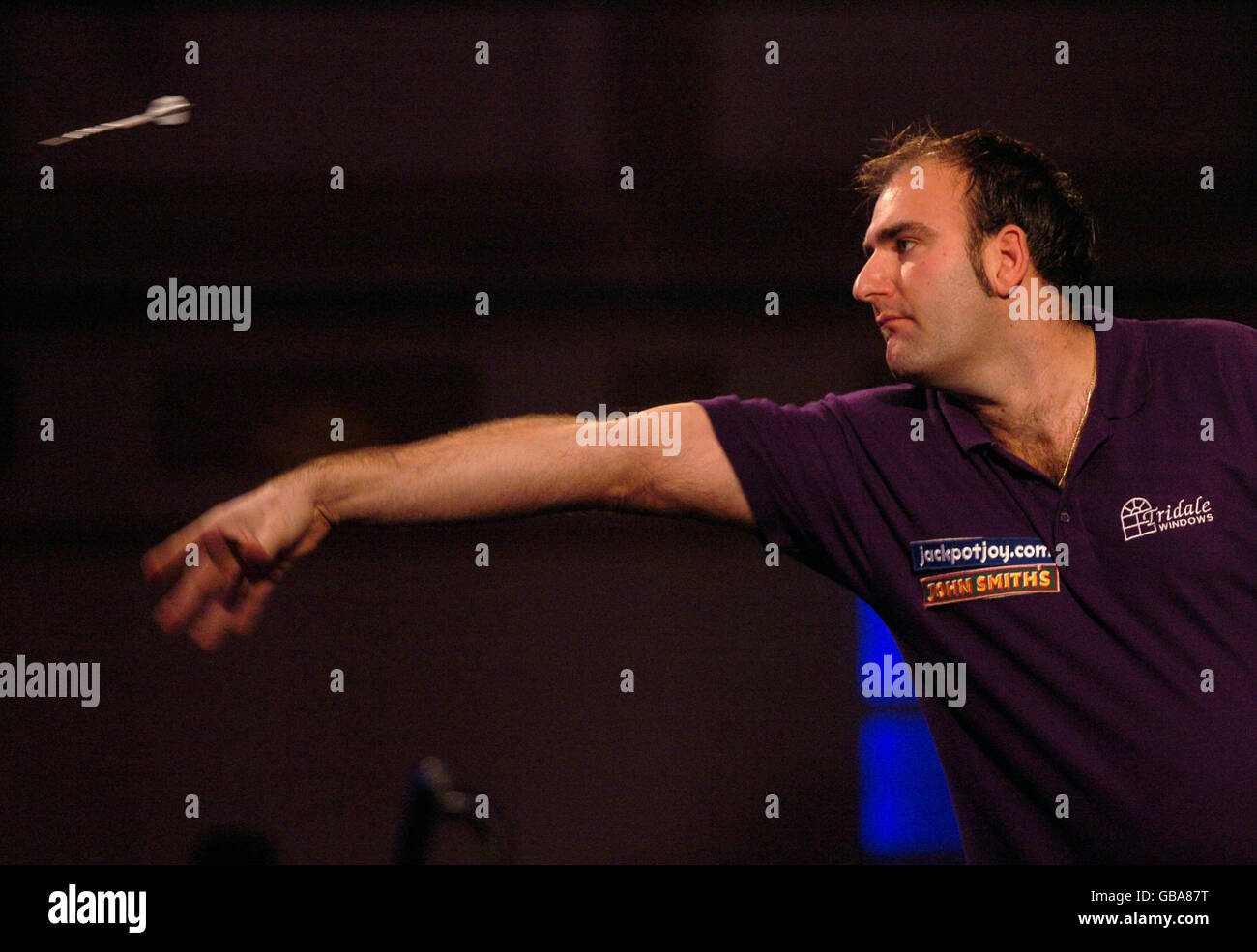 England's Scott Waites in action during his semi final match during the ...