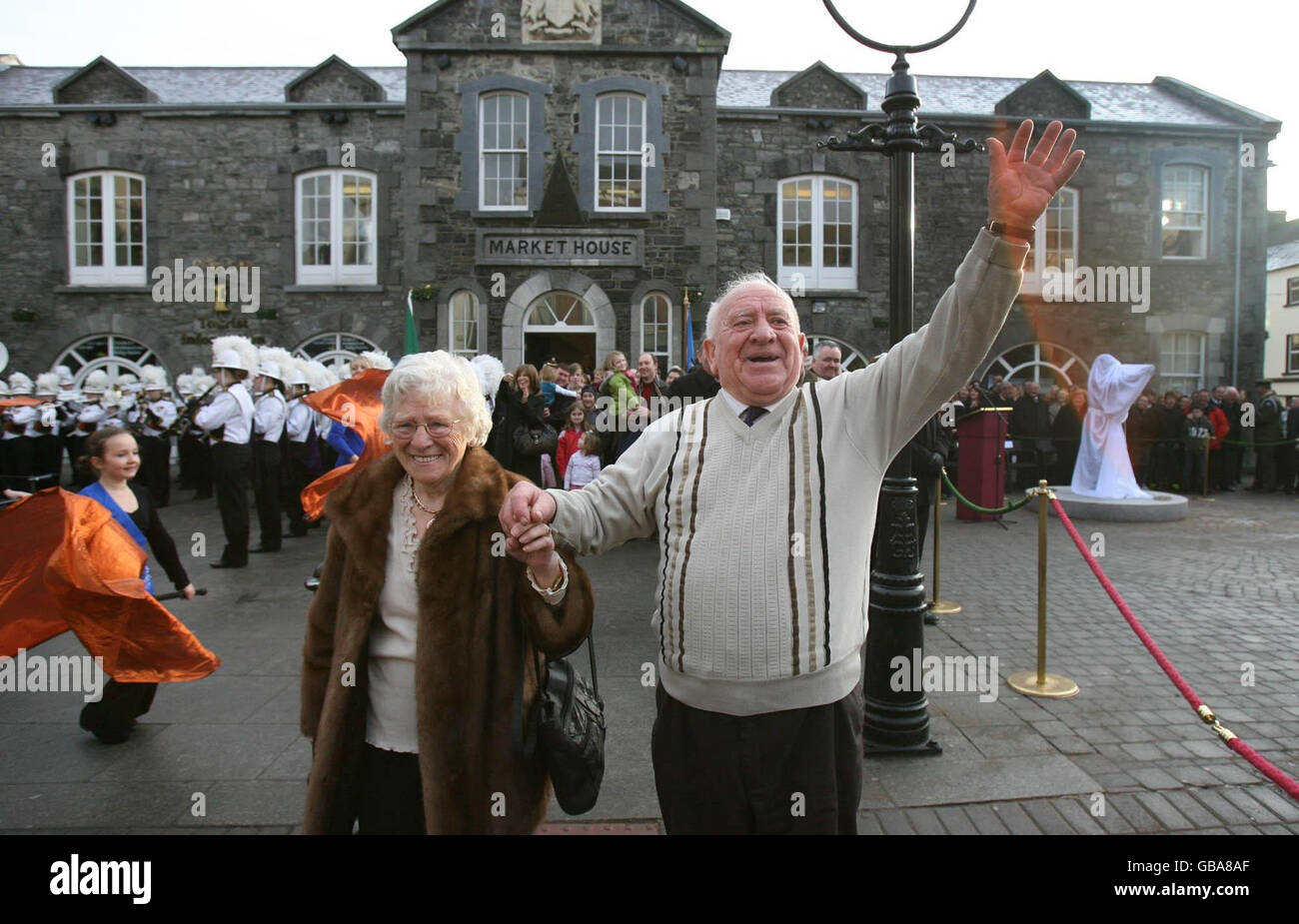 Joe Dolan's brother Paddy and sister Dymphna entertain the crowds in ...