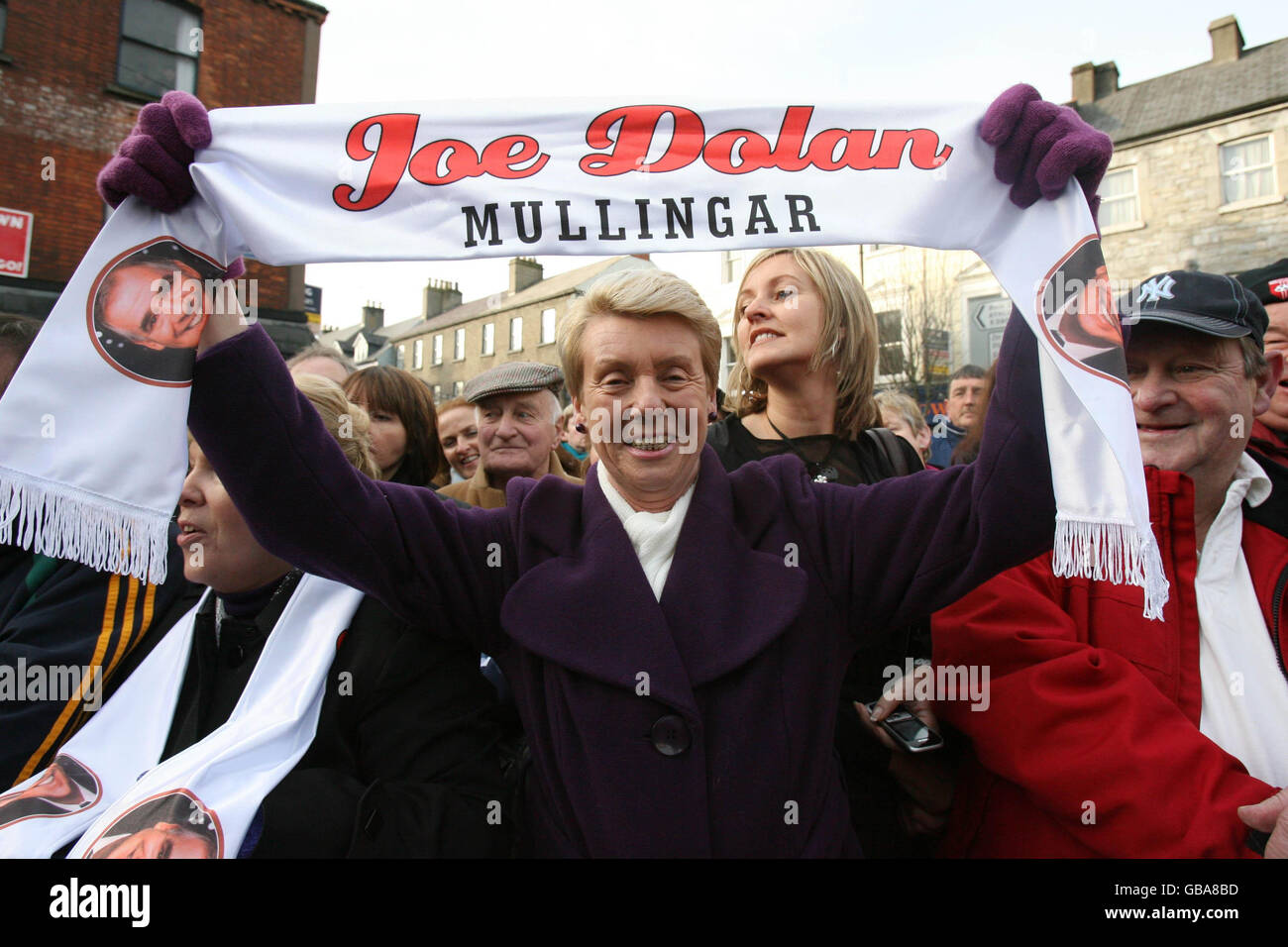 Mary foley co kildare joins crowds in mullingar town centre hi-res ...