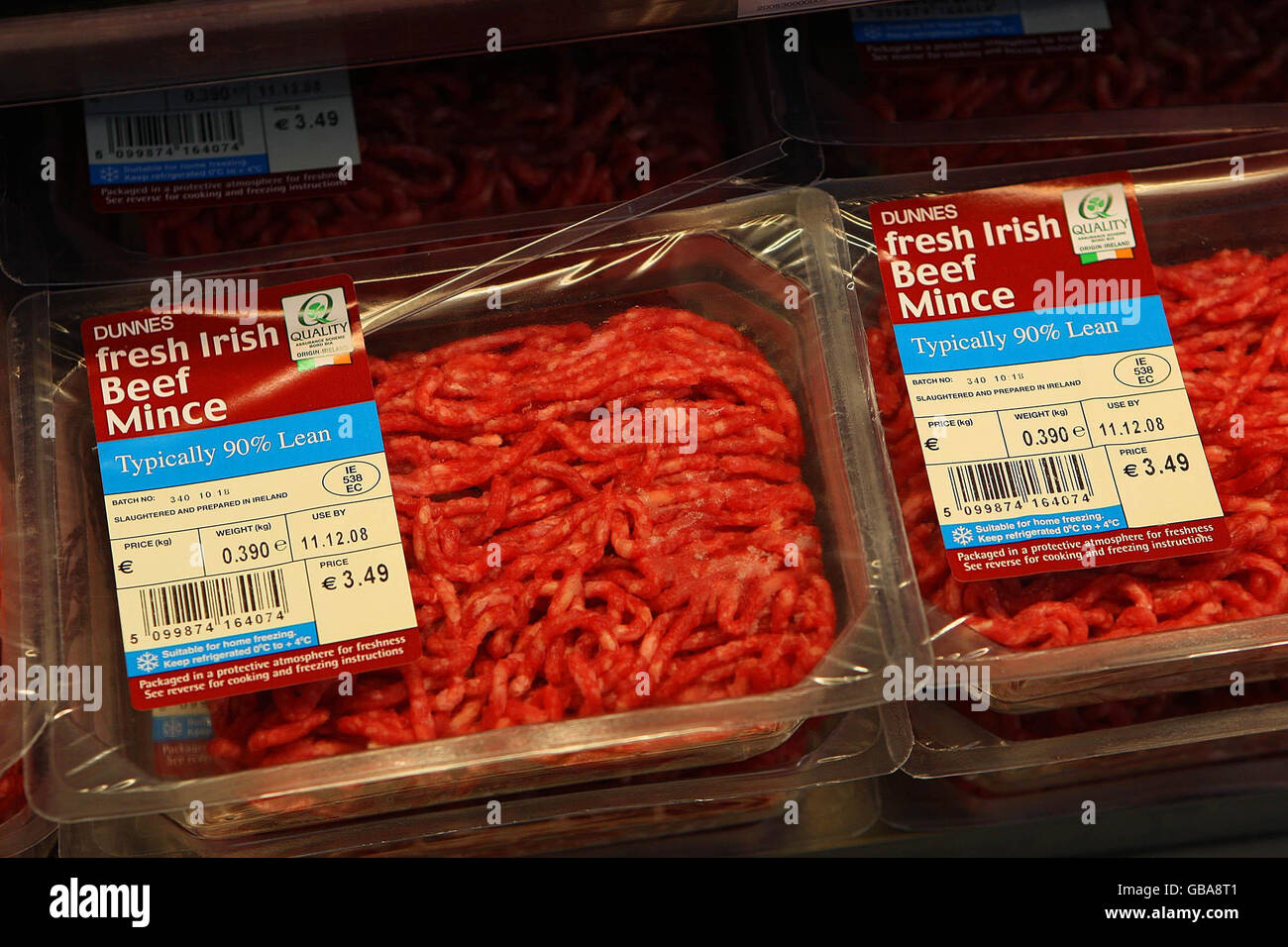 Beef on display for sale in Dublin today after The Department of ...