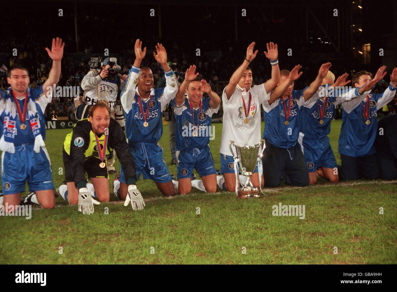 Soccer - European Cup Winners Cup Final - Chelsea v Stuttgart. Chelsea ...