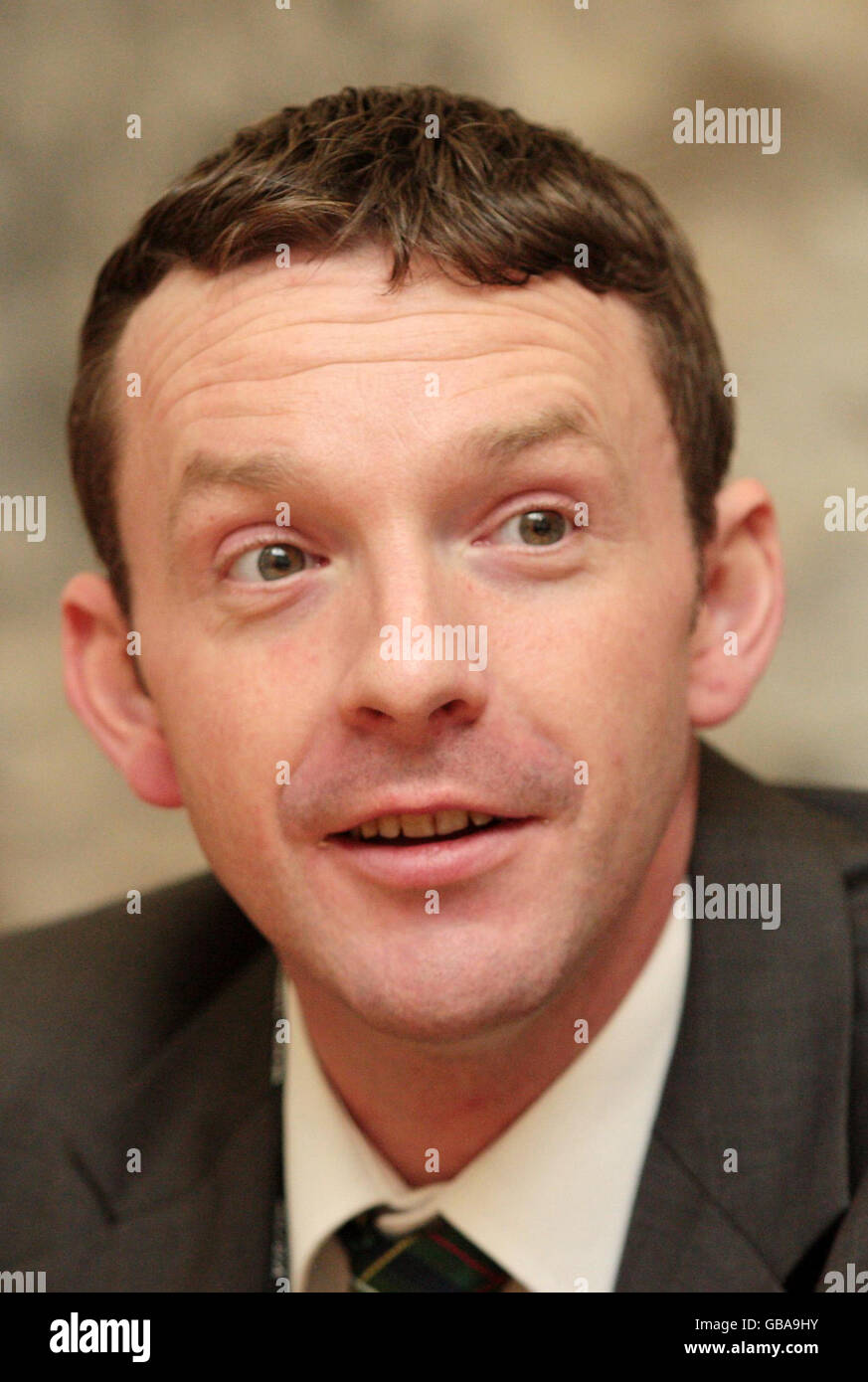 John Smeaton speaks at Holyrood Stock Photo - Alamy