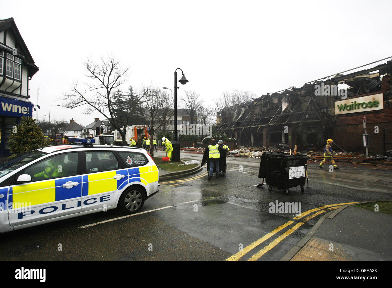 Massive fire that left most of these hi-res stock photography and ...