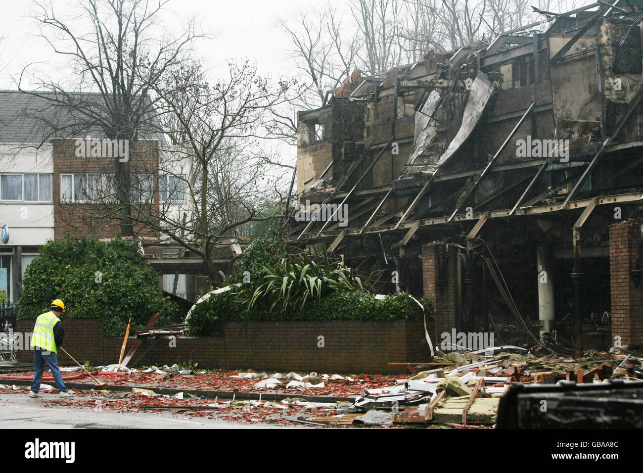 Massive fire that left most of these hi-res stock photography and ...