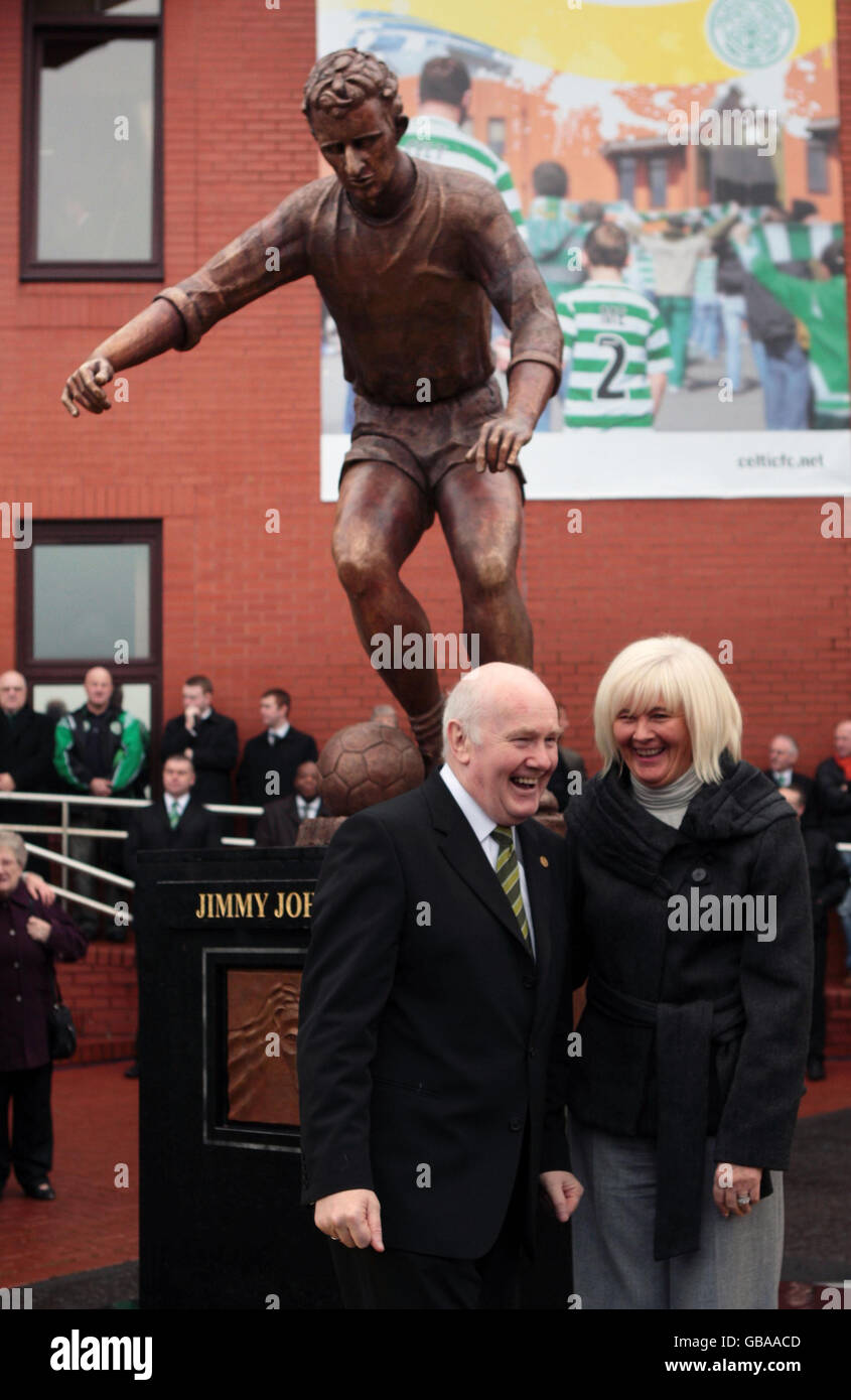 greatest player', which was attended by Johnstone's widow Agnes (right ...