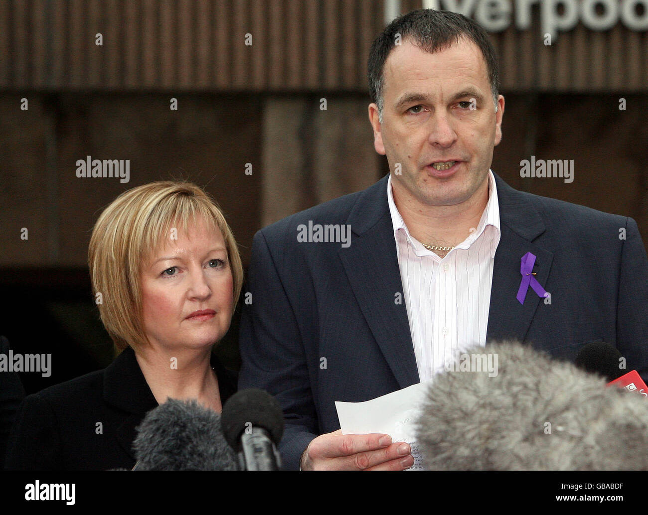 Melanie stephen jones at liverpool crown court after sean mercer hi-res ...