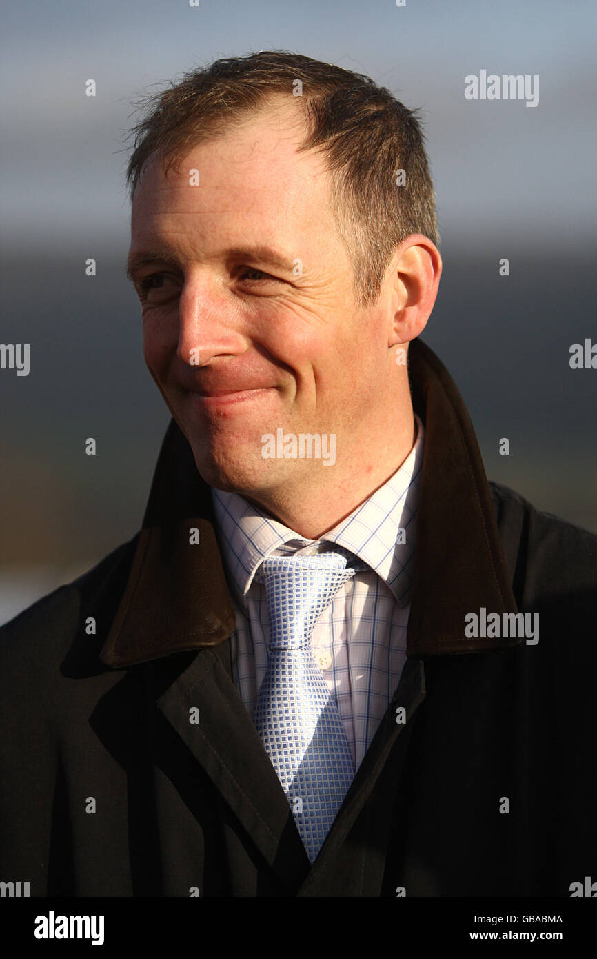 Trainer david pipe at cheltenham racecourse hi-res stock photography ...
