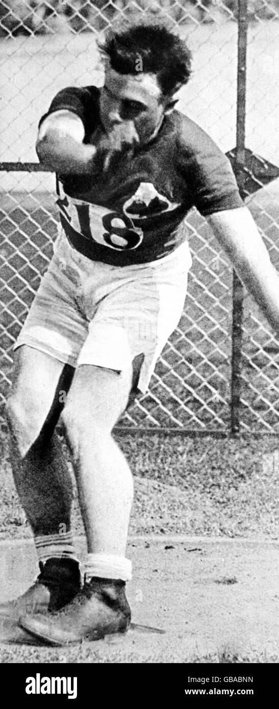 Ireland's Patrick O'Callaghan, gold medallist, in action Stock Photo ...