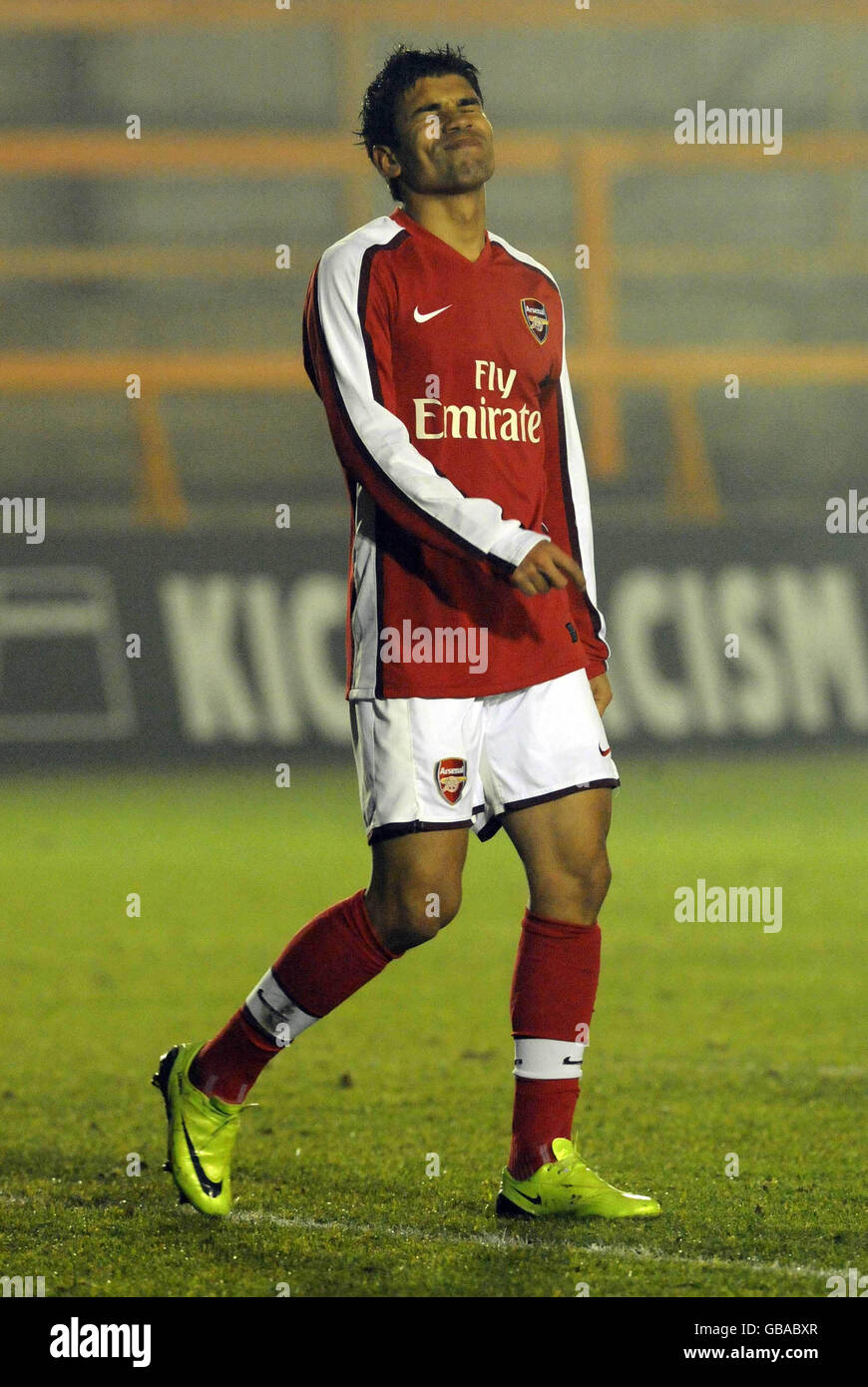 Arsenal's Eduardo Da Silva during the reserve match at Underhill ...