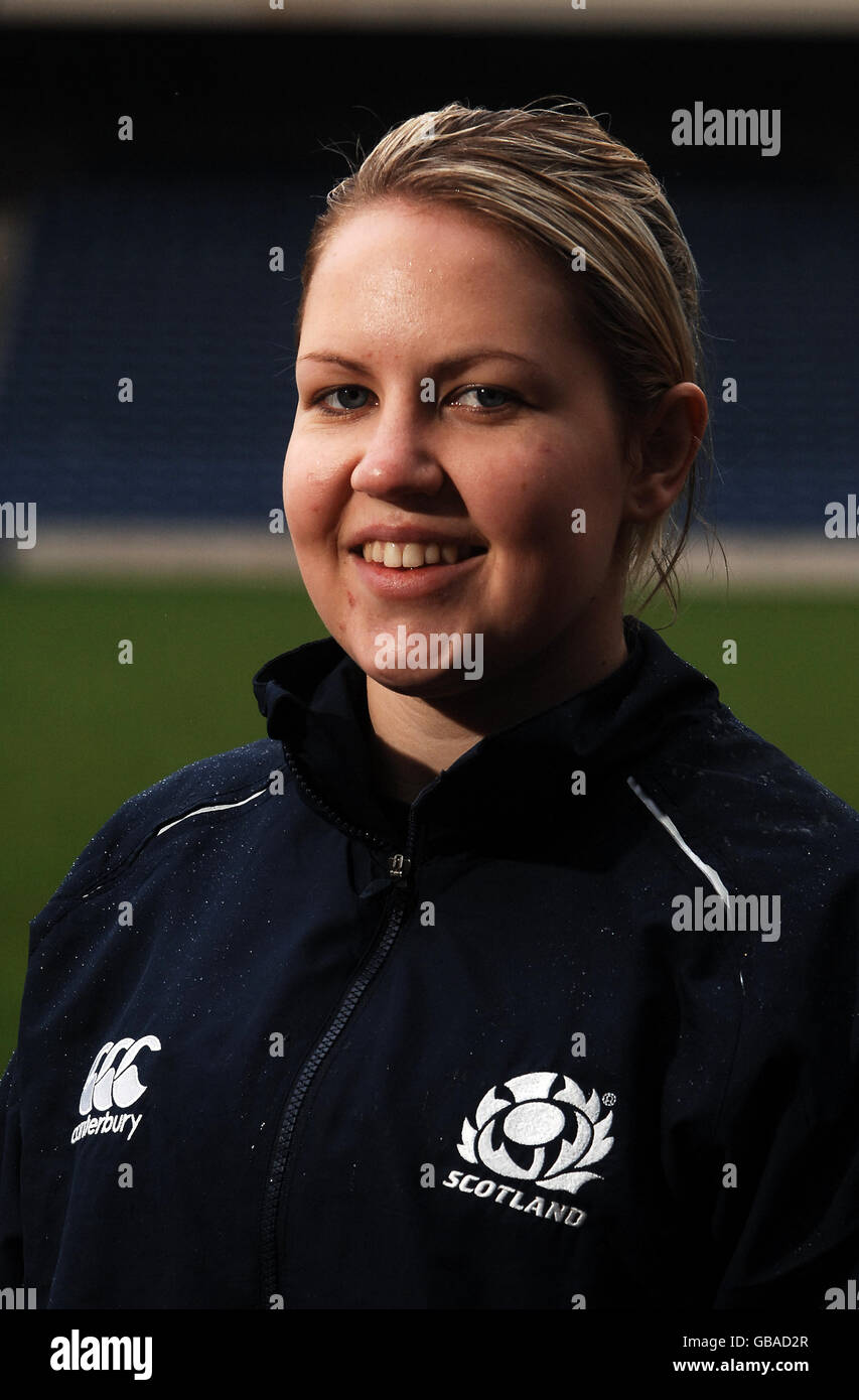 Rugby Union - Scotland Women - Photocall Stock Photo - Alamy