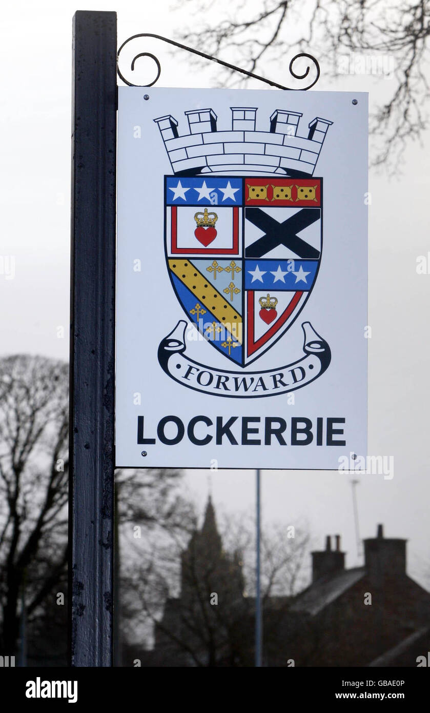 Lockerbie marks 20th anniversary of air tragedy Stock Photo - Alamy