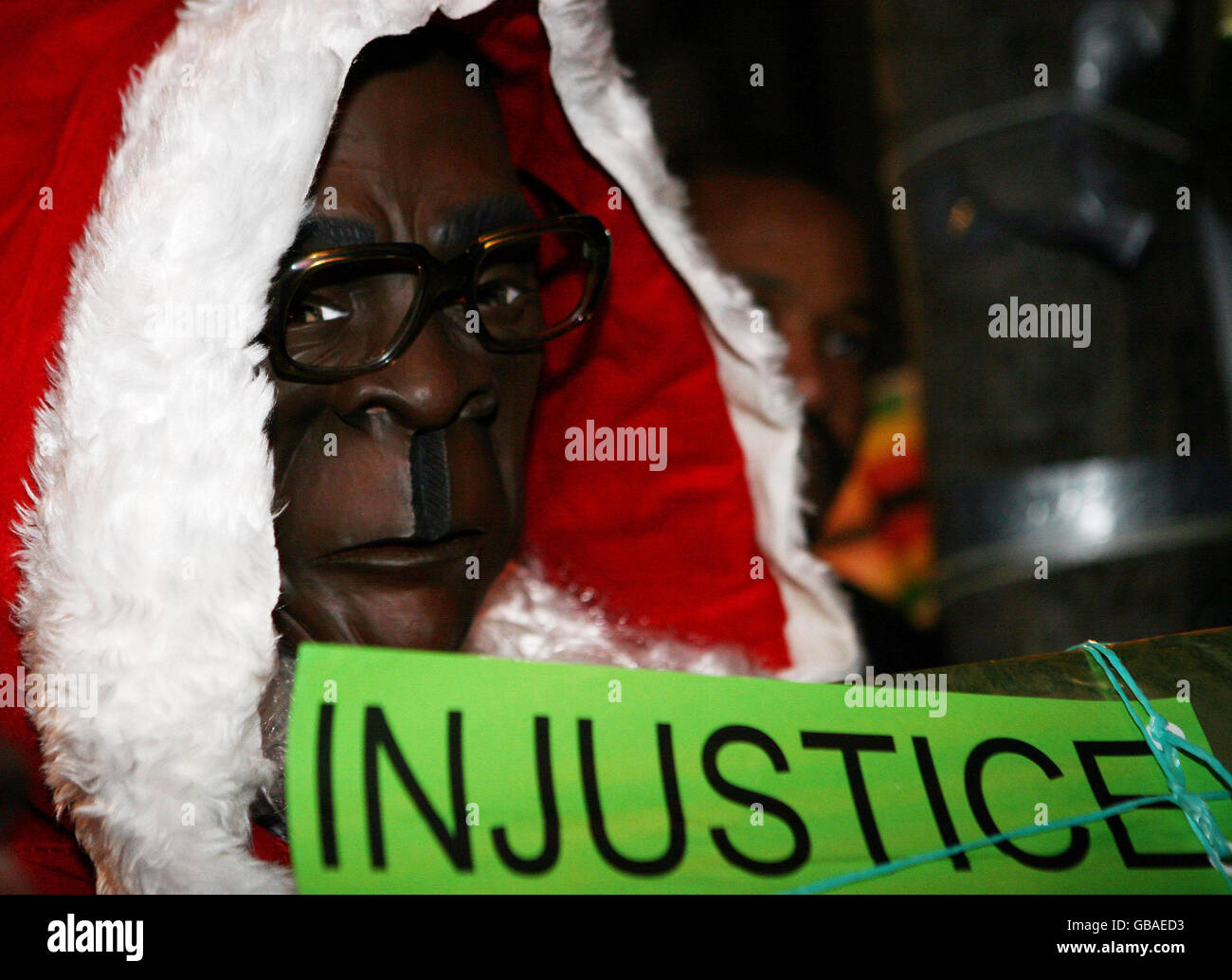 Zimbabwe crisis demonstration Stock Photo - Alamy