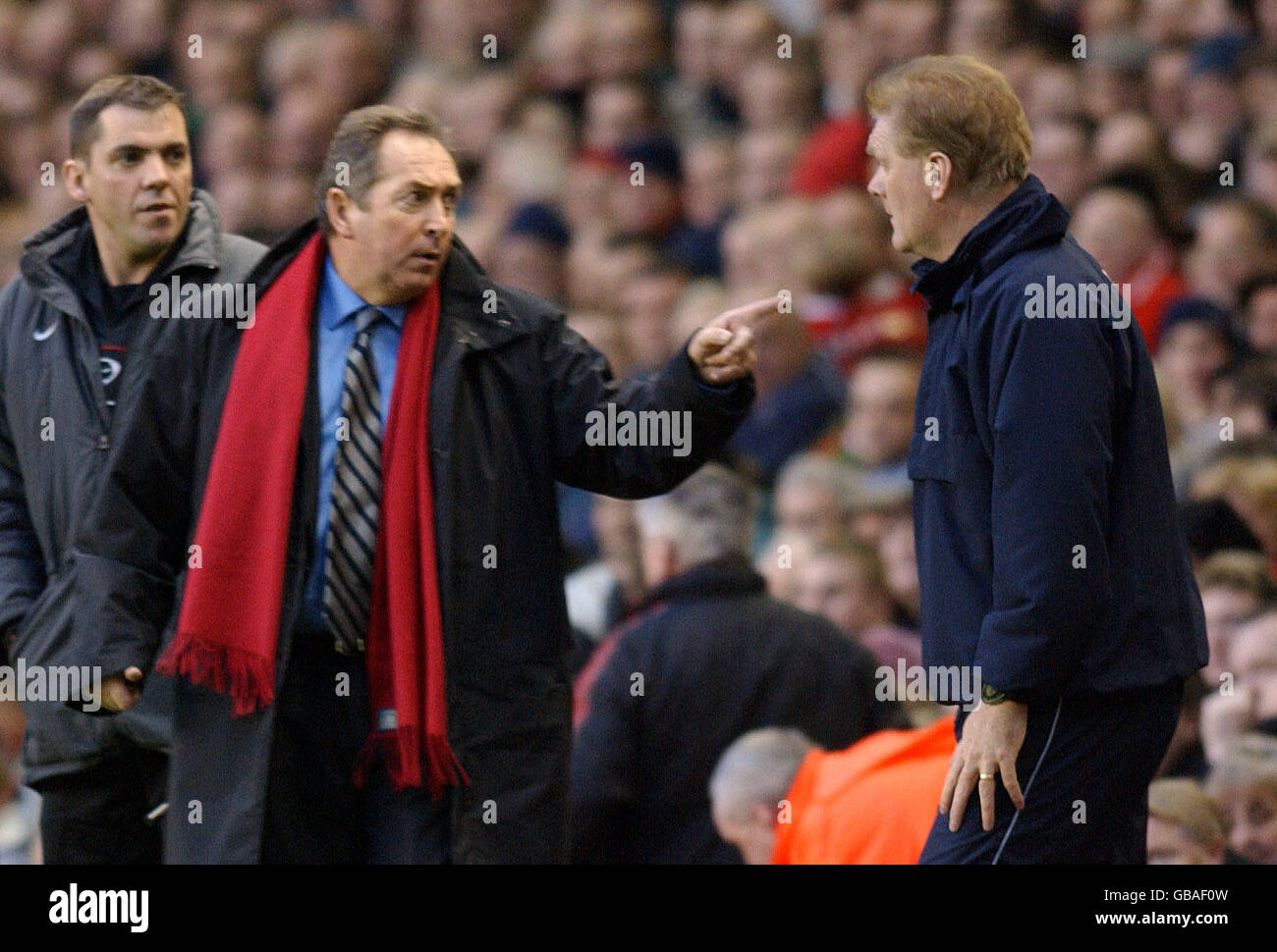 Liverpool coach gerard houllier hi-res stock photography and images - Alamy