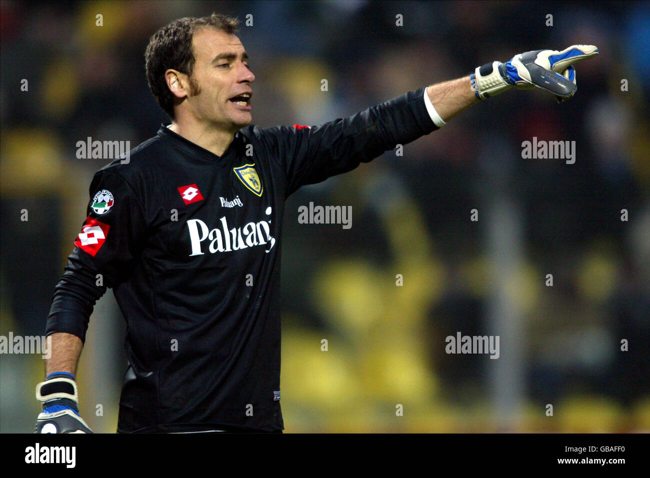 Soccer - Italian Serie A - Modena v Chievo. Chievo goalkeeper Luca ...