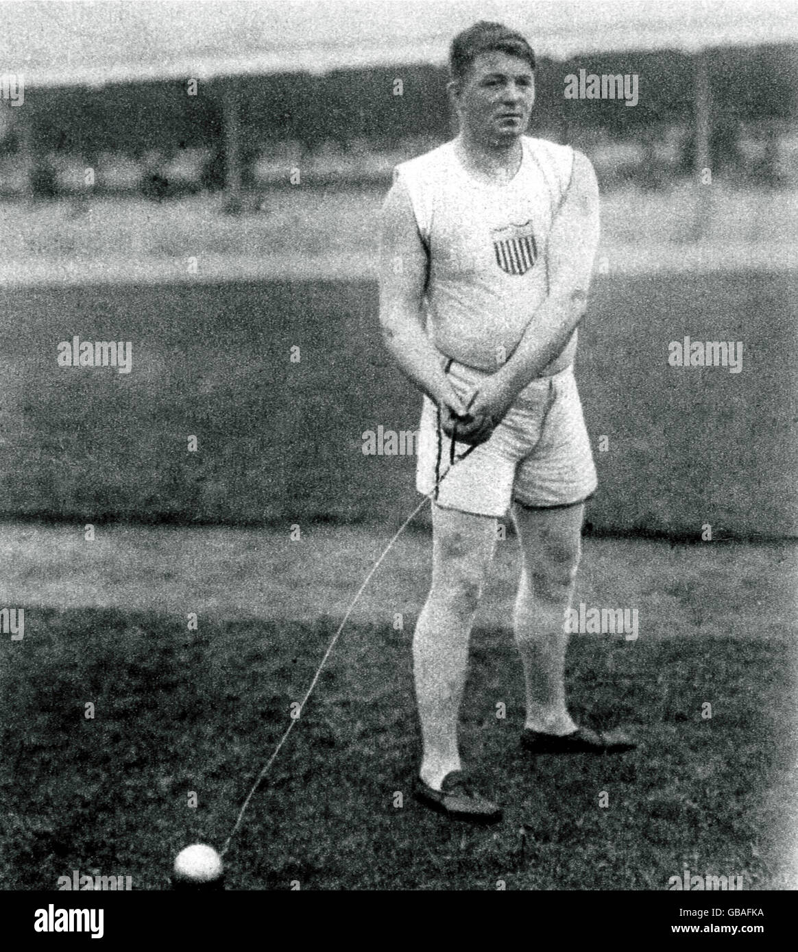 Athletics - Antwerp Olympic Games 1920 - Men's Hammer Stock Photo - Alamy