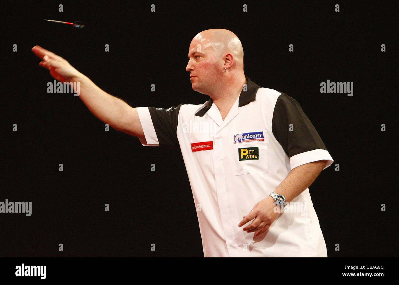 Wales barry bates during the world championships at alexandra palace hi ...