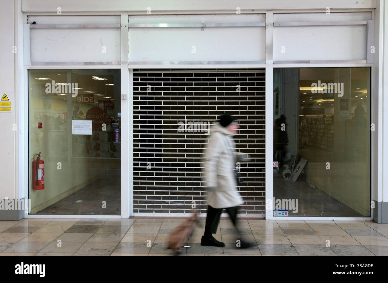 A woman walks through the northern end of the Southside Shopping Centre ...