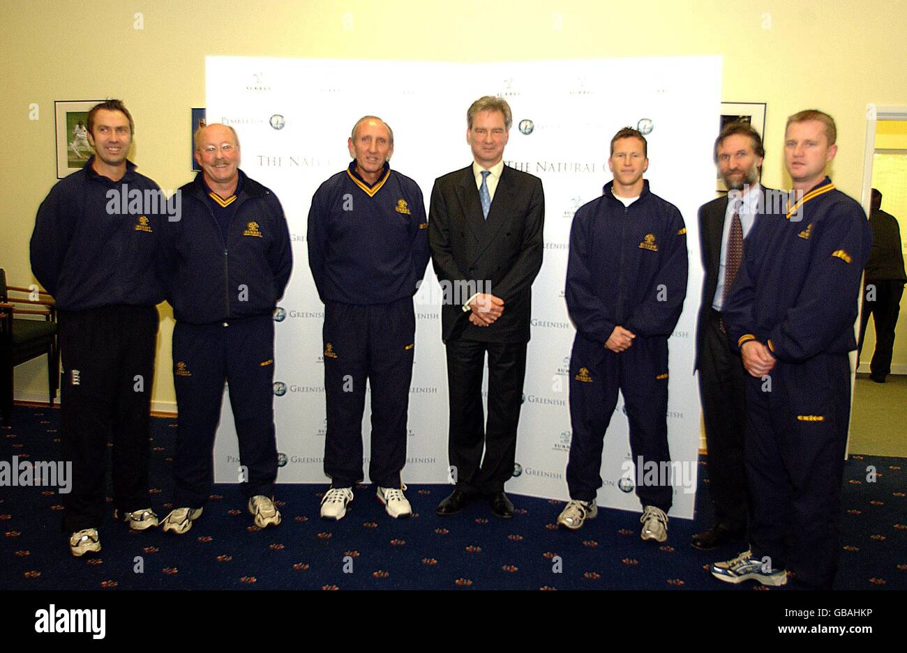 Surrey CCC Academy Sponsor Launch - (l to r) Ian Salisbury, Mike Powell ...