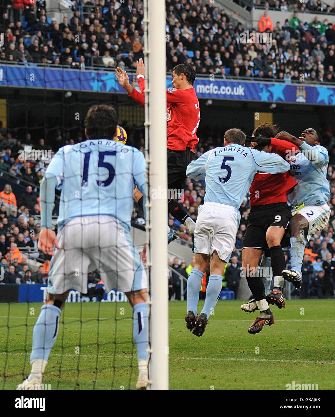 Full length handball football datacoapplies hi-res stock photography ...
