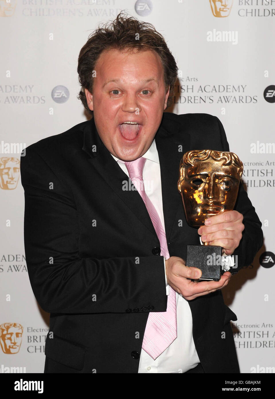 BAFTA Children's Awards - Press Room - London. Justin Fletcher who won ...