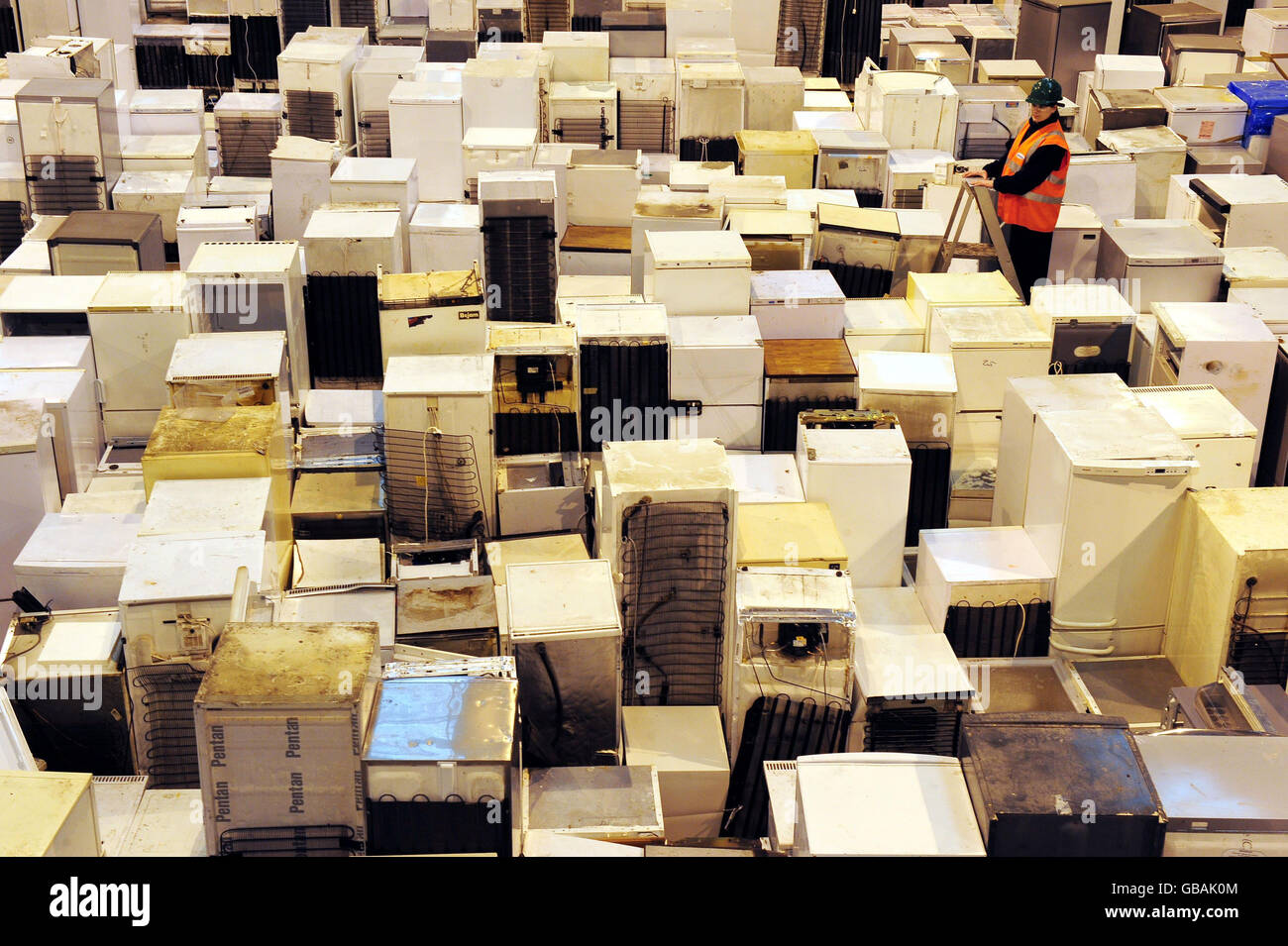 Graveyard of Electrical Goods Stock Photo - Alamy