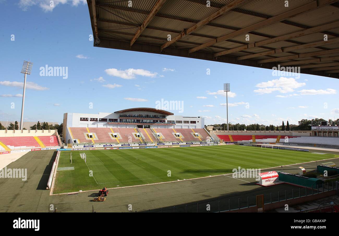 General view of the Ta' Qali Stadium, the National Football Stadium of ...