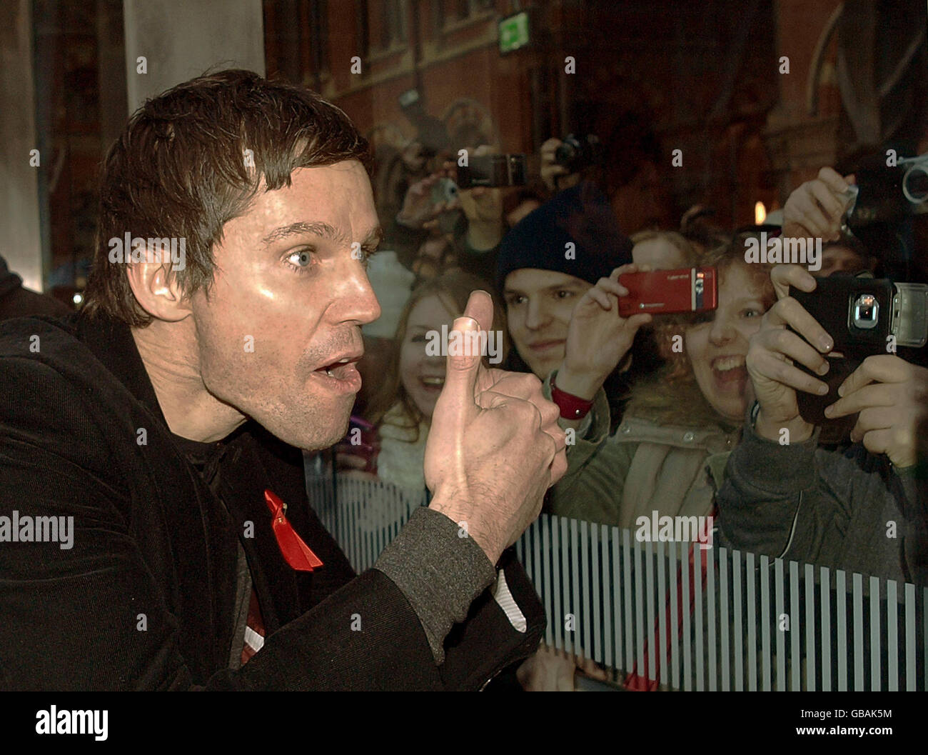 Jason Orange from Take That arrives at St Pancras Station, central ...