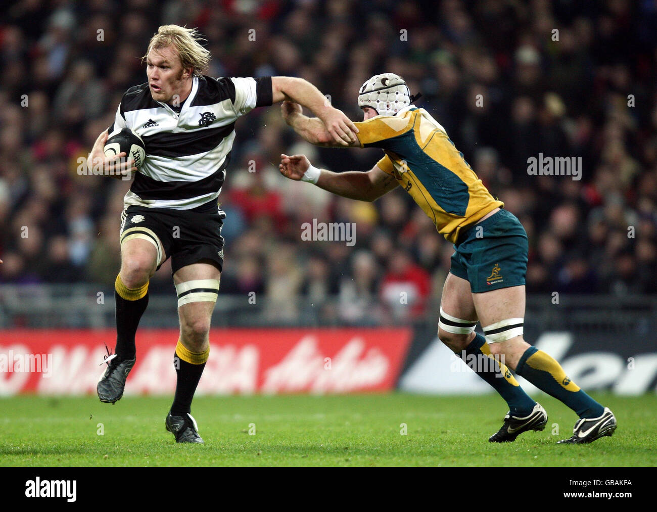 Schalk burger rugby barbarians hi-res stock photography and images - Alamy