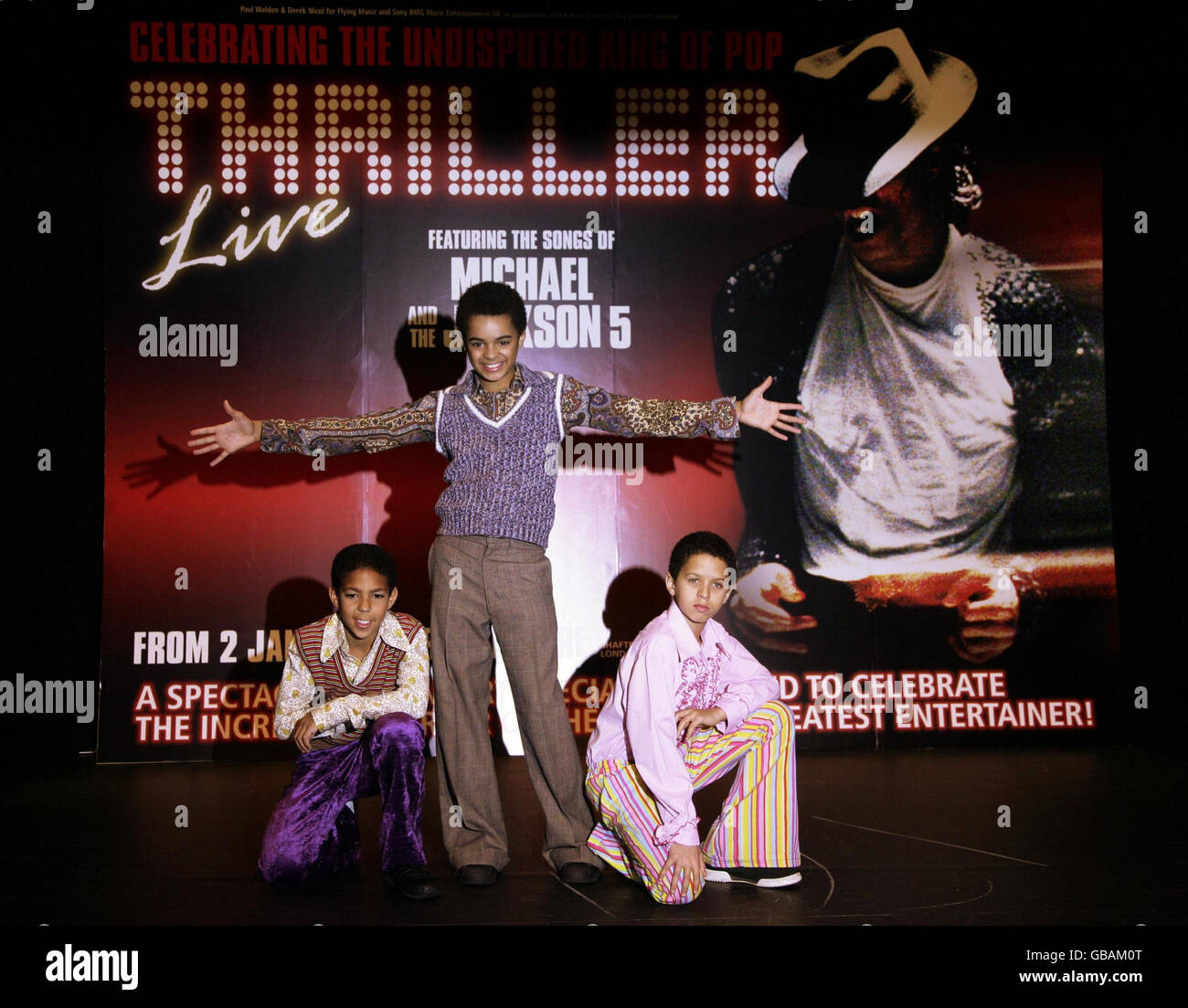 (From left to right) Kieran Alleyne, Layton Williams and Sterling ...