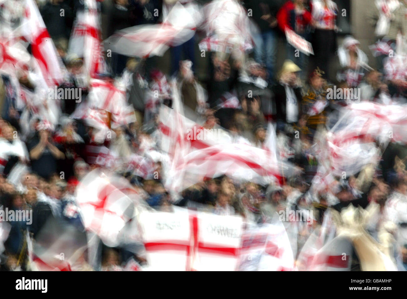 Rugby Union - World Cup 2003 - England Victory Parade. England fans ...