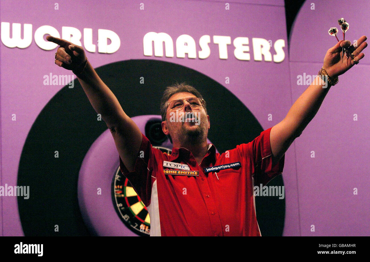 England's Martin Adams celebrates his victory in the Final of the ...