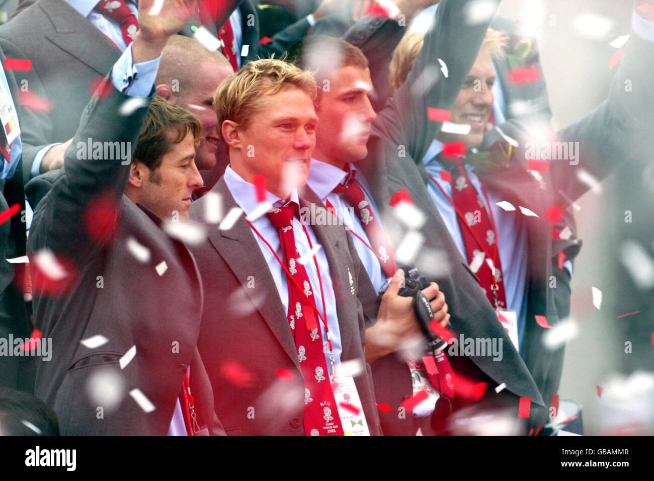 Rugby Union - World Cup 2003 - England Victory Parade. The England ...