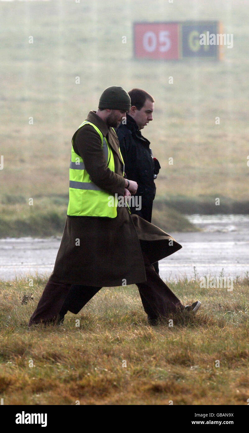 Following runway protest by direct action group hi-res stock ...