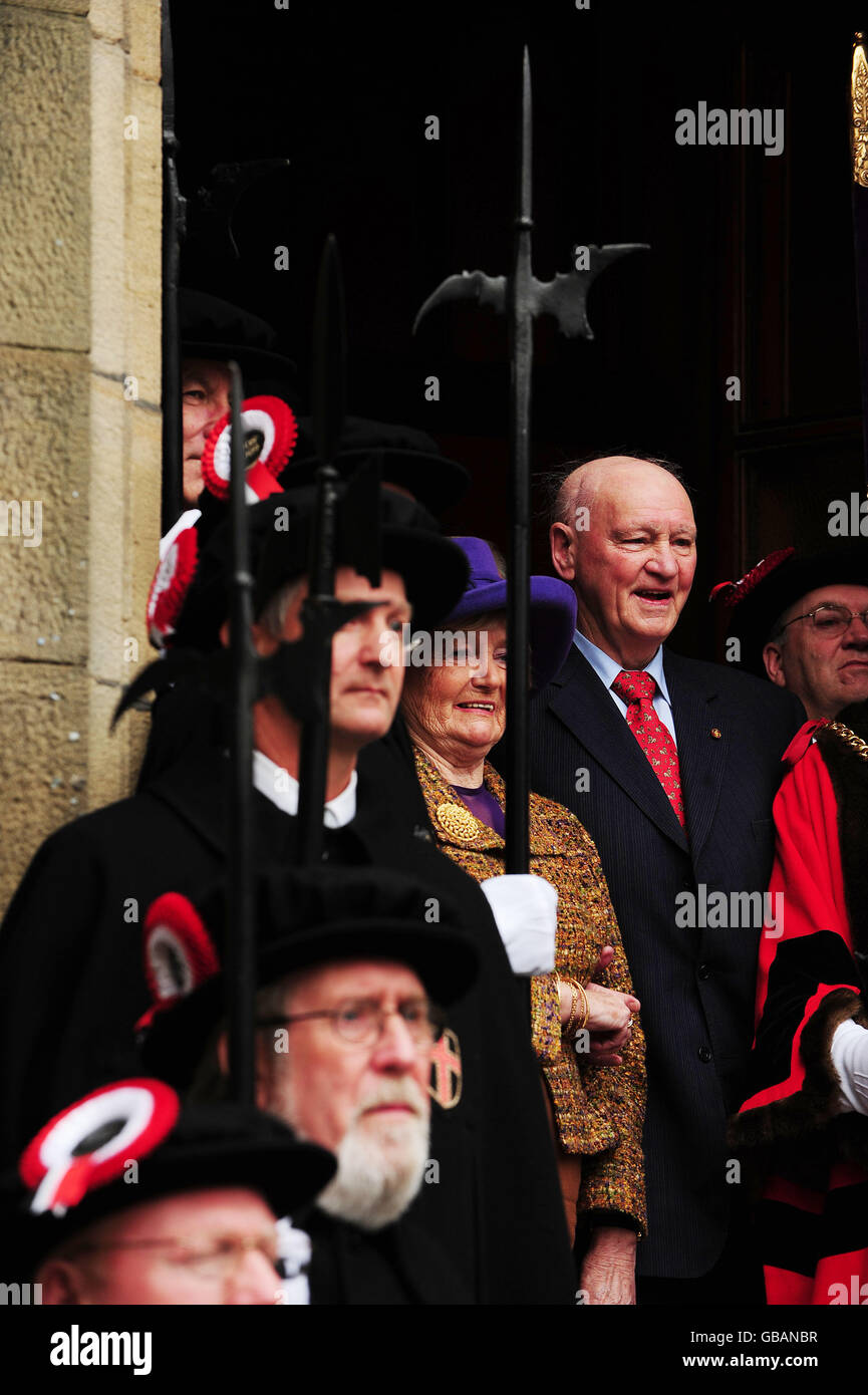 Sir bobby robson at durham town hall hi-res stock photography and ...