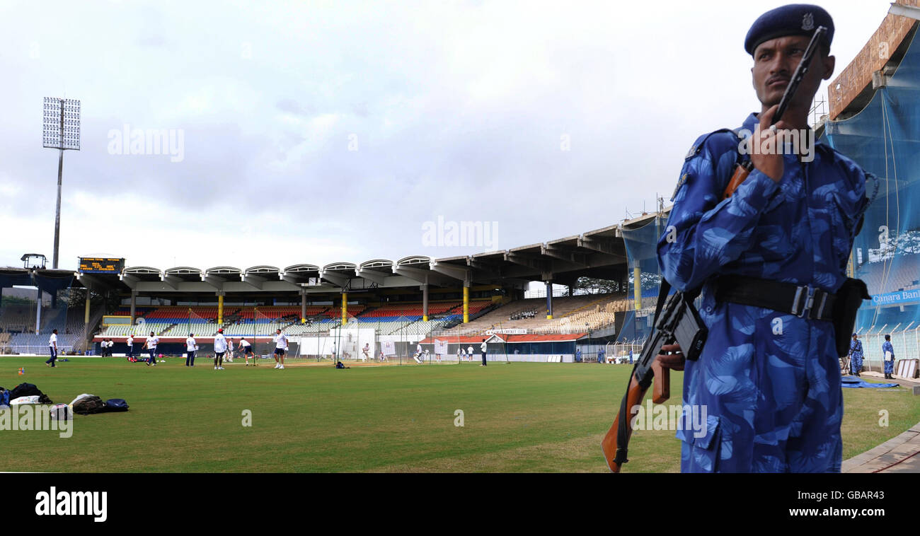Indian security forces patrol m hi-res stock photography and images - Alamy