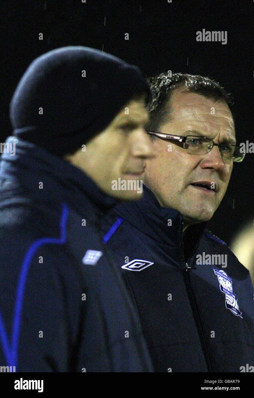 Steve Spooner, Birmingham City Youth Coach (L) and Terry Westley ...